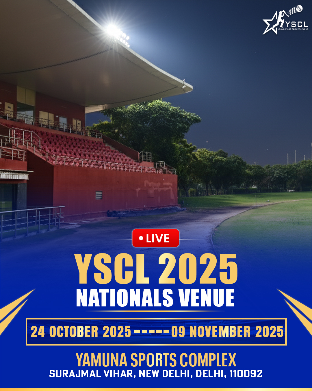 Young Stars Cricket League | YSCL | Cricket Talent Hunt